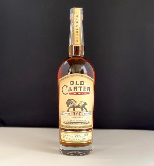 Old Carter American Whiskey USA - 12 Year Batch 3